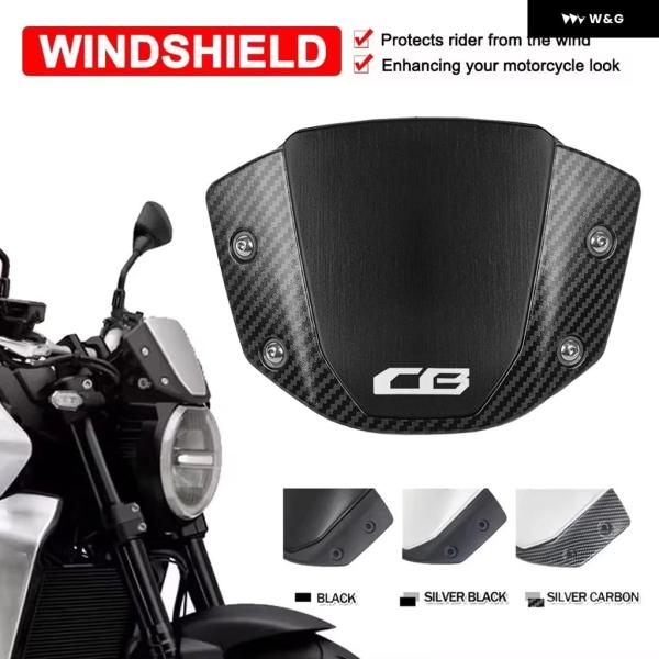 オートバイ バイク ウインドシールド ホンダ CB1000R 2018-2020 スポーツ ウインドスクリーン 2021-23 フロントウインドデフレクター プロテクター カバー カスタム パーツ アクセサリーHign-concerned ...