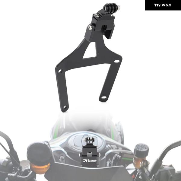 カワサキ ZH2 2020-24 2025 オートバイ バイク アルミGPSナビゲーション ブラケット 電話 アダプター ホルダー サポート マウント カスタム パーツ アクセサリーProtective parts:OtherHign-co...