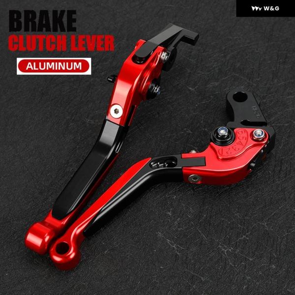 オートバイ バイク アクセサリー CNC 調整可能 折りたたみ 式 延長 式 ブレーキ クラッチ レバー ハンドル ホンダ XRV750 L-Y アフリカツイン 1991-2003 カスタム パーツ アクセサリーHign-concerned...