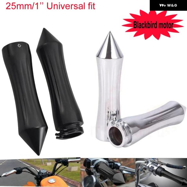 1ペア 1インチ25MM 汎用 オートバイ バイク グリップ ハンドルバー グリップ アルミ ホンダ ヤマハ スズキ カワサキ ハーレー ダビッドソン 1970~2012 カスタム パーツ アクセサリーHign-concerned Chem...