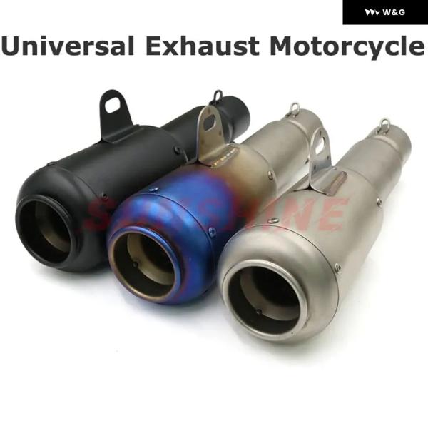 ESCAPE MOTO 汎用 排気 オートバイ バイク マフラー モトクロス スリップオン ピット オートバイ バイク レーシング パイプ YZF GY6 MT07 FZ07 CBR300 CB400 カスタム パーツ アクセサリーHign...
