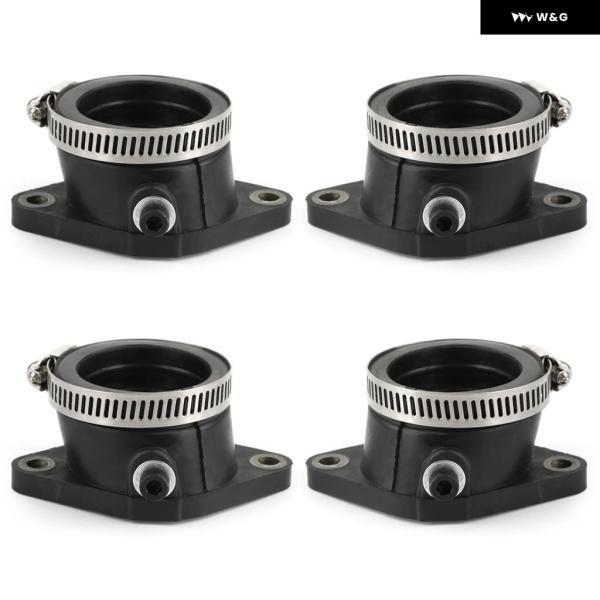 4インテークインシュレーターセット クランプスズキ GS 550 E T 80-81 GS 650 E G 81-83 オートバイ バイク アクセサリー カスタム パーツ アクセサリーHign-concerned Chemical:None...