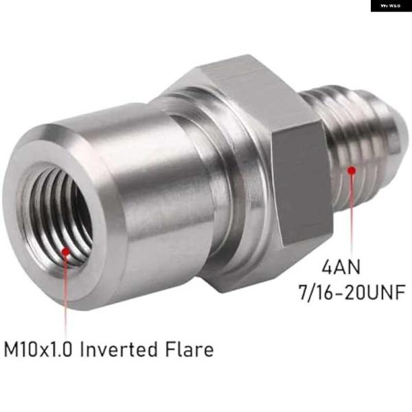 ブレーキライン アダプター フィッティング M10X1.0 メトリック逆フレアメス 4AN オス ステンレス カスタム パーツ アクセサリーHign-concerned Chemical:NoneOrigin:Mainland ChinaM...
