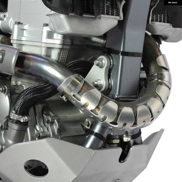 4ストローク オートバイ バイク マフラー パイプ レッグ プロテクター ヒートシールド カバー 耐性 ホンダ CRF 150 RB CRF 250 450 R 250R 450R カスタム パーツ アクセサリーProtective par...