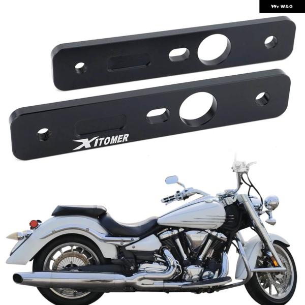 ヤマハ XV19C XV 1900 C レイダー / S /SCL 2006-2017 オートバイ フォワード コントロール フットレスト エクステンション ペグ フットペグ セット カスタム パーツ アクセサリーHigh-concerne...