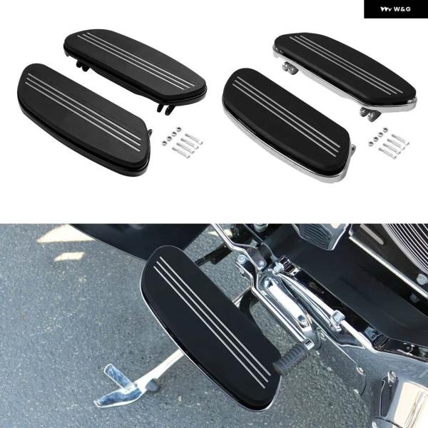 バイク ライダー フットボード キット ハーレー ツーリング ロードキング ストリート エレクトラ グライド 1986-2022 FL ソフテイル 1986-2017 ペグストリームライナー カスタム パーツ アクセサリーHigh-conc...