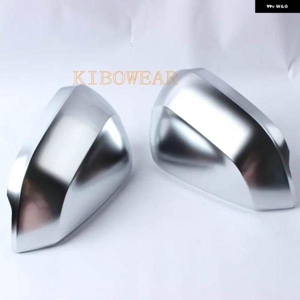 マットシルバークローム アウディ Q2 2017 2020 Q3 2019 ウィングミラー カバー キャップ サイド交換用 リアビュー 外装 部品 2021 2022 2018 2023 カスタム パーツ アクセサリーHigh-concer...