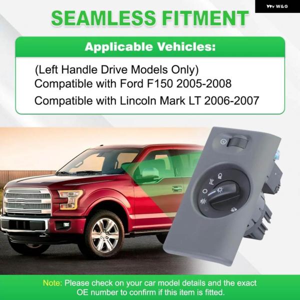 ヘッドライト フォグランプ 調光 コントロール スイッチ ウィンカースイッチ フォード F150 2005-2008 リンカーン マーク LT 5L3Z11654CAB 5L3Z11654CB カスタム パーツ アクセサリーOrigin:M...