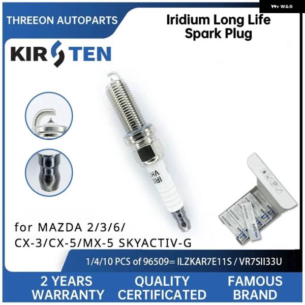 イリジウム スパークプラグ マツダ 2 SKYACTIV-G マツダ 3 13-2019 マツダ 6 2012- CX-3 CX-5 2017- MX-5 1.5 2.0 IXEH22TT P51R18110 カスタム パーツ アクセサリー...