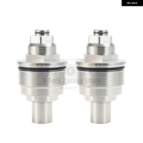 プリロード フォーク キャップ スズキ RGV250 1991-1996 1992 1993 1994 51189-18D00-000 51828-17D00-000 調整式 フォーク ボルト シルバー カスタム パーツ アクセサリーMod...