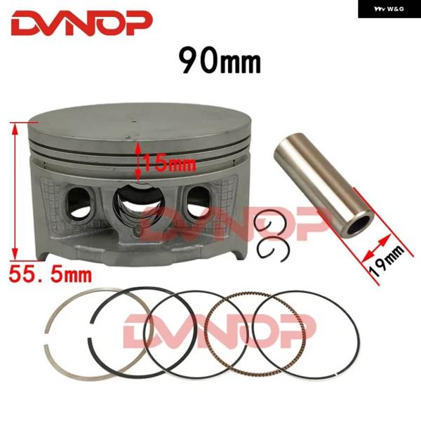 ピストンガスケットキット ホンダ フォアマン 450 TRX450 S/ES/FE/FM 4X4 1998-2004 90MM 450CC 12100-HN0-A00 12191-HM7-013 カスタム パーツ アクセサリーHigh-co...