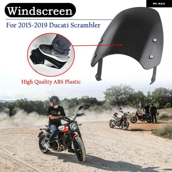 カーボン バイク ウィンドスクリーン 風防 ウィンドデフレクター プロテクター ドゥカティ スクランブラー クラシック アイコン 2015 - 20 カスタム パーツ アクセサリーItem Weight:0.5kgItem Height:1...