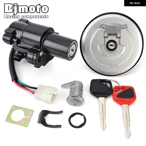 ホンダ CB600F CB600F2Y HORNET S 600 2002 35010-MBZ-D01 35010-KEA-740 燃料キャップ 点火 スイッチシートロック付きキーキット カスタム パーツ アクセサリーHigh-concer...