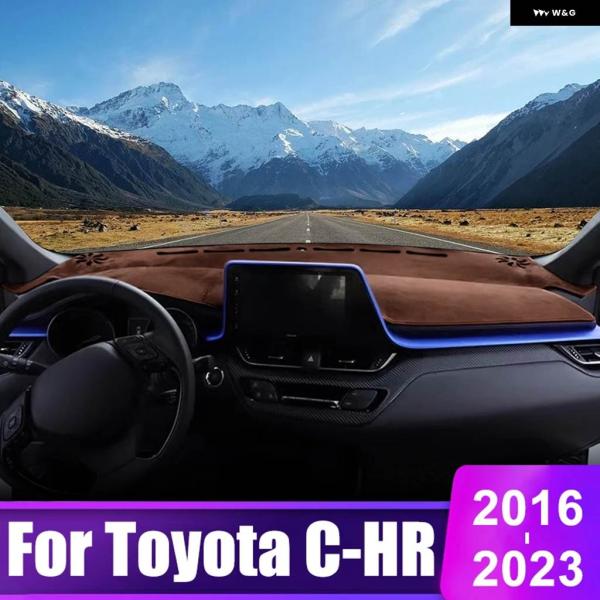 トヨタ C-HR CHR 2016年モデル - 23カー ダッシュボード カバー サンシェード 滑り止めマットアクセサリー カスタム パーツ アクセサリーHigh-concerned chemical:NoneItem Weight:0.6...