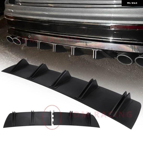 汎用 カーリア バンパー リップABSダブルウィングリアシャークシャーシフィン スタイル カーブ バンパー リップ ディフューザー 防止2-1 カスタム パーツ アクセサリーItem Weight:0.7kgSpecial Features...