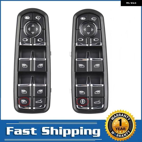 ポルシェ パナメラ カイエン マカン パワー パッセンダン 運転席 窓 コントロール スイッチ ボタン コンソール 2010-2018 カー カスタム パーツ アクセサリーHigh-concerned chemical:NoneSpecia...