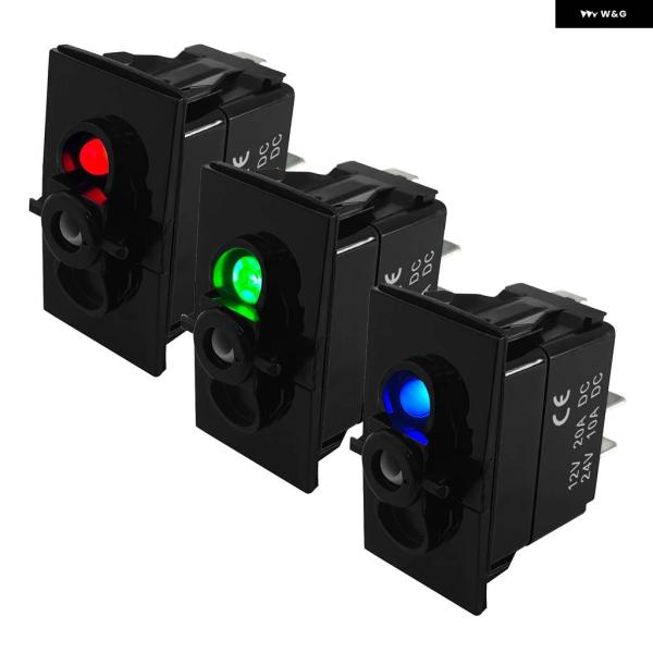 ロッカースイッチ ベース 3ピン SPST オン 防水 LED ロッカースイッチボディ カーリング コントゥーラ ナルヴァ 4X4 交換 カスタム パーツ アクセサリーHigh-concerned chemical:NoneItem Wei...