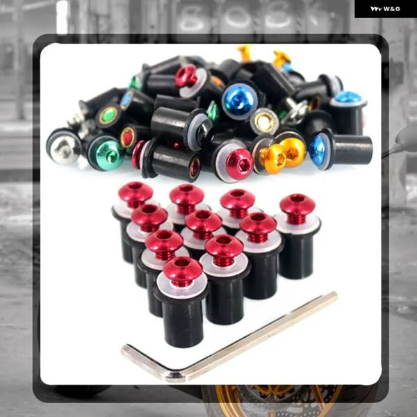 ホンダ F4I F4 CB1000R VFR 800 CBR1000RR CRF250L 5MM 10PCS バイク フロントガラス ボルトネジナットFAS カスタム パーツ アクセサリーProtective parts:OtherHigh...