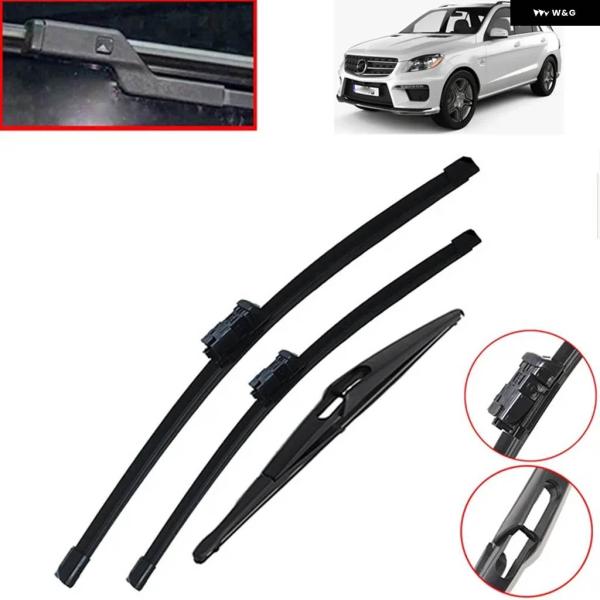 フロントリア ウィンドウ ワイパー ブレードセット メルセデス ベンツ M ML GLE CLASS ML350 ML400 ML550 ML63 W166 ウィンドウ ワイパー カスタム パーツ アクセサリーHigh-concerned ...