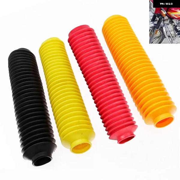 1 PAIR 310MM バイク フロント フォーク ダストカバー ゴムショック アブソーバー プロテクター ブーツ ホンダ ヤマハ カスタム パーツ アクセサリーModel Name:Motorcycle Front Fork Dust ...