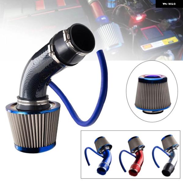 フルセット 3インチ 76MM コールドエアインテークシステム ターボインダクションパイプ チューブキット エアフィルターコーン 高フロー パフォーマンス レーシング DIY カスタム パーツ アクセサリーBrand Name:scokdO...