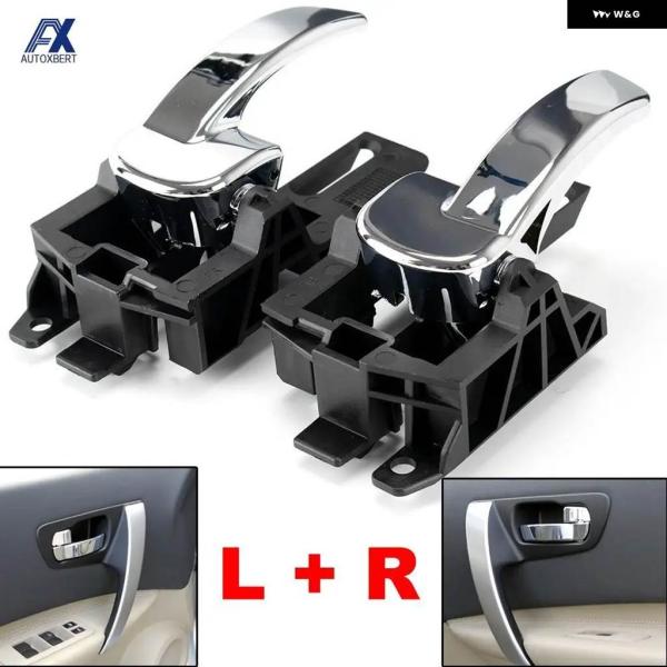 インテリアドアハンドル NISSAN QASHQAI J10 2007 - 13 80670JD00E 80671JD00E 左 右 フロント リア カスタム パーツ アクセサリーHigh-concerned chemical:NoneIn...