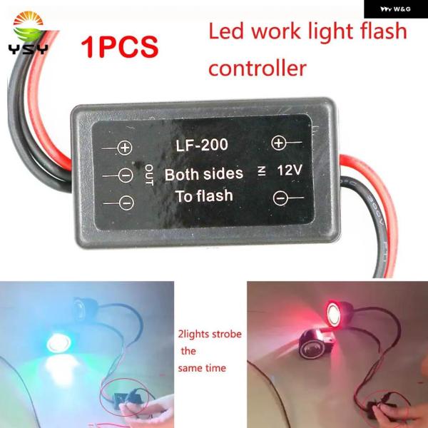 YSY フラッシュストロボコントローラー フラッシャーモジュール LED 作業灯 LF-200 カスタム パーツ アクセサリーVoltage:12 VBrand Name:YSYOrigin:Mainland ChinaItem Type:...