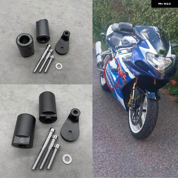 SUI GSXR1000 2001-2002 K1 GSX-R バイクフレームスライダークラッシュフォールディングプロテクションエンジンパッドプロテクターブロック カスタム パーツ アクセサリーProtective parts:Frame ...