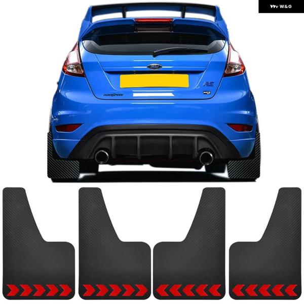 マッドフラップ マッドよけ スプラッシュガード マッドガード FORD FIESTA 5 6 7 RS ST ST150 ST180 ST200 ST-LINE ST500 ZETEC S RALLY ステッカー カスタム パーツ アクセサ...