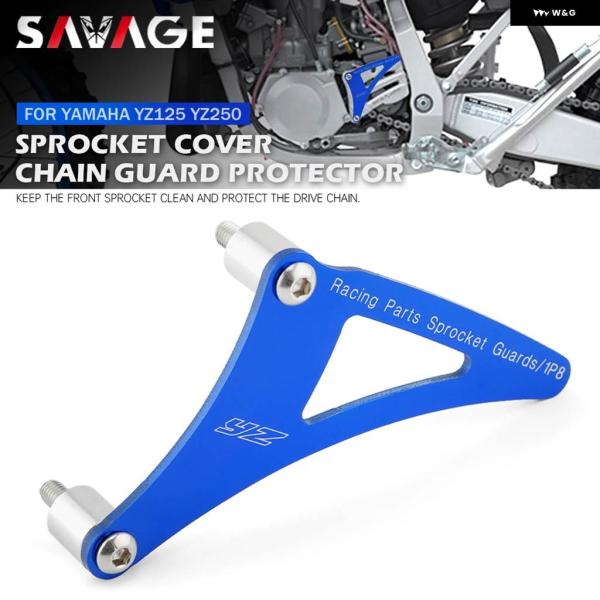 YZ 125 250 2006-2026 フロントチェーンプロテクターカバー ドライブスプロケットガード ヤマハ YZ125 YZ125X YZ250 YZ250X バイク アルミ カスタム パーツ アクセサリーHigh-concerned...