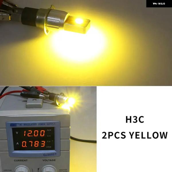 H3C 64146BC LED フォグランプ スーパー 4800LM オートランプ ホワイト イエロー トヨタ ハイランダー 2001-2003 プレビア 1991-1997 カスタム パーツ アクセサリーHigh-concerned ch...