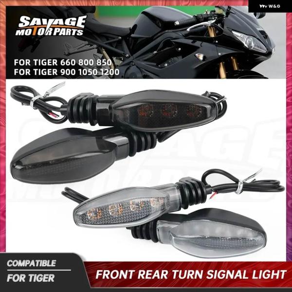 LED ウィンカーライト TIGER 850 1050 SPORT 900 GT RALLY 800 1200 XC/XCA/XCX/XR/XRT/XRX バイク用インジケーターランプ 点滅 カスタム パーツ アクセサリーBattery I...