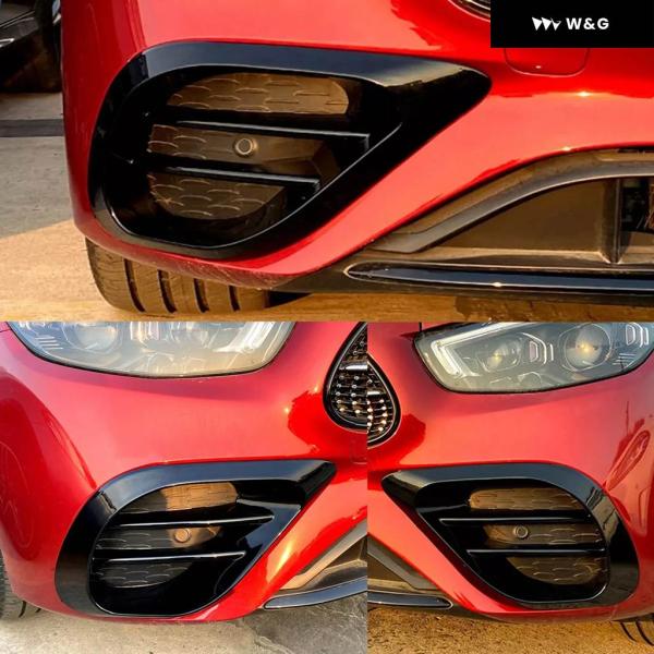 4G8807681G サイドフロント バンパー ハニカムメッシュ フォグランプ グリル カバー アウディ RS7 2014-18 4G8807682G カスタムパーツ アクセサリー 交換用部品Hign-concerned Chemical:...