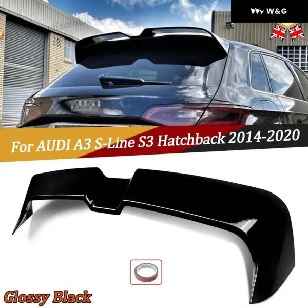 アウディ A3 8V スポーツバック 5ドア 2013-19 ルーフスポイラー ウイング グロスブラック OTG スタイル カーアクセサリー カスタムパーツ アクセサリー 交換用部品Brand Name:MagicKitOrigin:Mai...