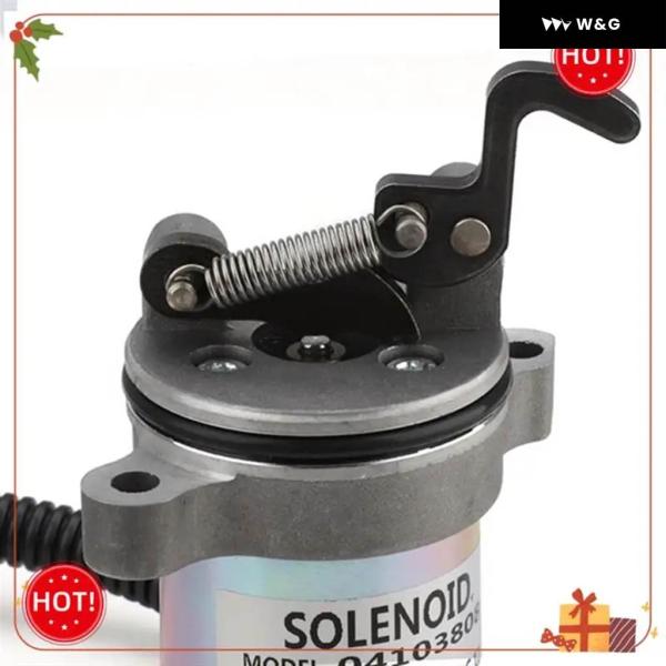 DEUTZ F3L F3M F4L F4M 1011 2011 2PCS 04103808 04103812 6889272 240-22121 12V燃料遮断 ソレノイド ストップ ソレノイド カスタムパーツ アクセサリー 交換用部品Hi...