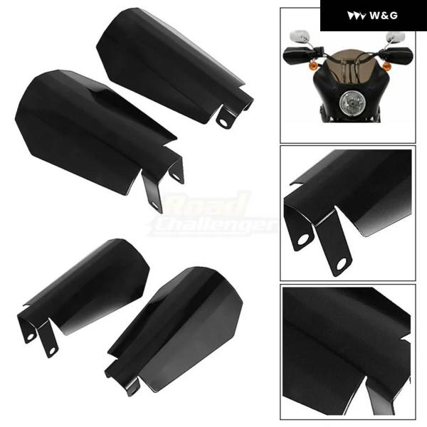 ブラック オートバイ バイク 左右 ハンドガード ハーレー スポーツスター XL1200 ダイナ バガーズ プロテクター カバー シェード ハンドガード 2個 カスタムパーツ アクセサリーProtective parts:OtherHign...