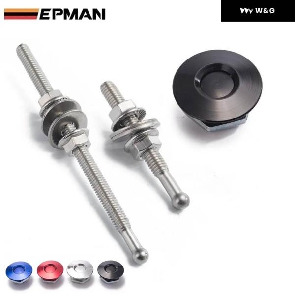 1.25インチ 汎用 スタイル プッシュ ボタン ビレット フードピン ロッククリップキット 車用クイックピン BMW など EP-DP016M32/EP-DP017M32 カスタムパーツ アクセサリーSpecial Features:Un...