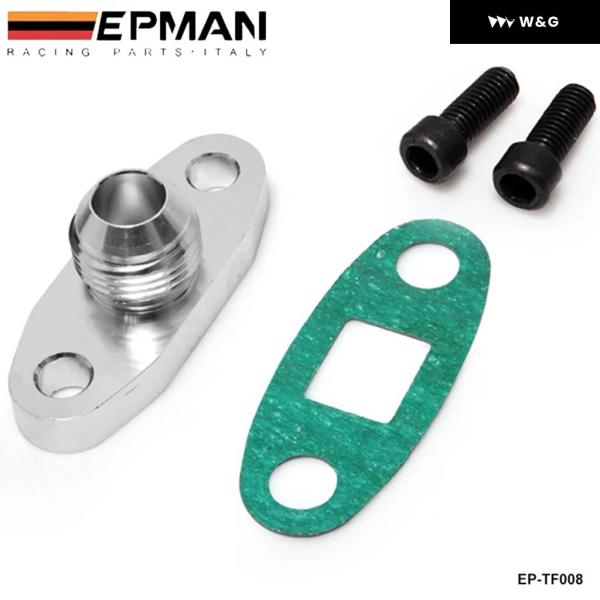 ビレット ターボ オイルドレン リターンフランジ 10AN GT28 GT30 GT35 M8穴 EP-TF008 カスタムパーツ アクセサリーSpecial Features:UniversalItem Diameter:0Item We...