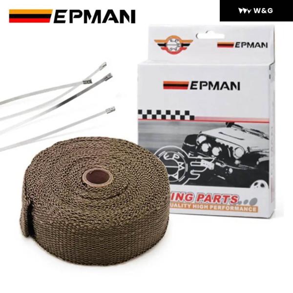 チタンターボ マニホールド ヒートエキゾーストサーマルラップテープ ステンレス タイ2インチ 10メートルVW ゴルフ GTI MK3 VR6 2.8 V6 94 EP-WR15TI カスタムパーツ アクセサリーHign-concerned...