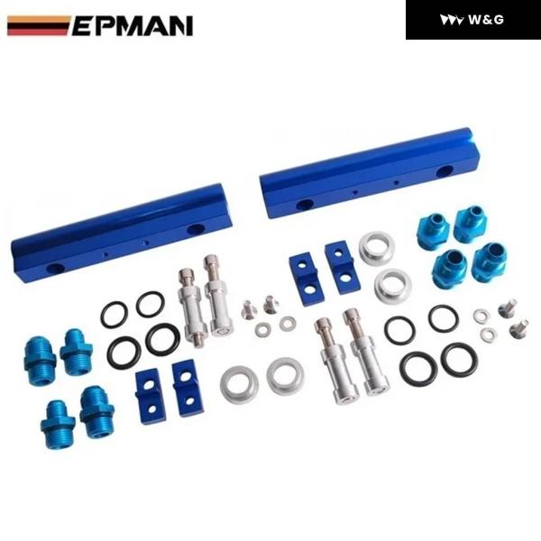 アルミ ビレット トップフィード インジェクター 燃料レールターボキット ブルー スバル WRX STI EJ20 EJ20T STI EP-EJ20YG カスタムパーツ アクセサリーHign-concerned Chemical:None...