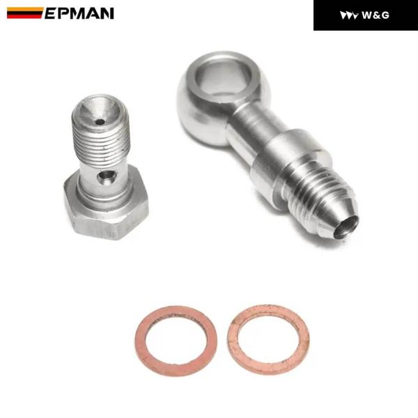 レーシングバンジョーボルトキット M10X1.0〜4AN ターボオイルフィード 1.5MM リストリクター 三菱 TD025 TD025L EP-CGQ111 カスタムパーツ アクセサリーHign-concerned Chemical:No...