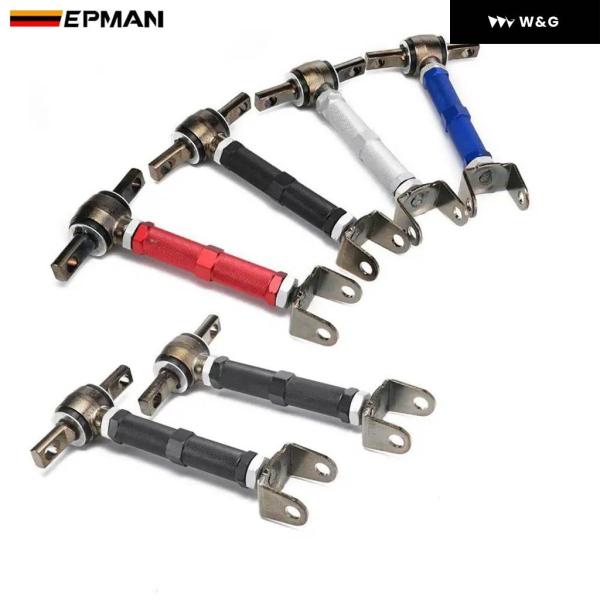 1ペア 調整可能レーシングリアサスペンションキャンバー コントロール アームキット ホンダ シビック 01-06 EPCA7044 カスタムパーツ アクセサリーHign-concerned Chemical:NoneMaterial:Alu...