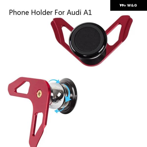 マグネット式車載 ホルダー アウディ A1 重力式 エアベント クリップ マウント モバイルセル スタンド スマートフォン GPS対応 汎用 カスタムパーツ アクセサリーInstallation Type:Vent Installation...