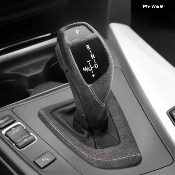 車用 ギア シフト ノブ パネル BMW F20 F30 F10 F31 F32 F36 F34 F22 X3 X4 X5 X6 アルカンターラ カバー トリム 内装アクセサリー カスタムパーツ アクセサリーHign-concerned C...