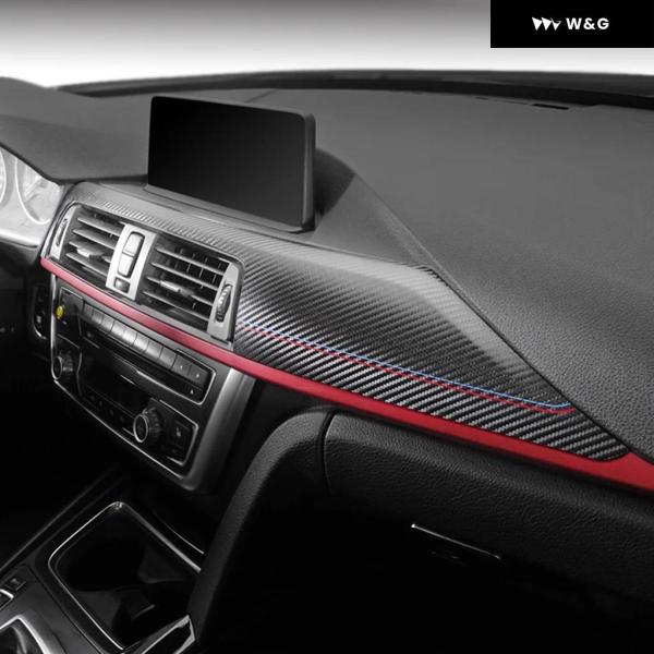 センター コンソール ダッシュボード パネル トリム ステッカー BMW F30 F32 F33 320I 335I 330I 3シリーズ 2015-2019 カーモールディングアクセサリー カスタムパーツ アクセサリーHign-conce...