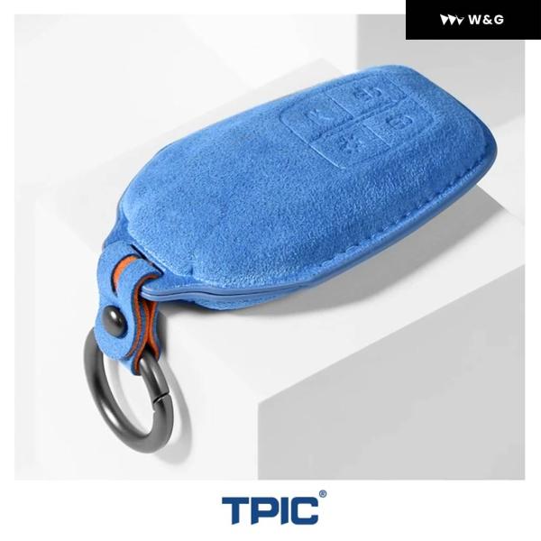 アルカンターラ キーフォブカバー フェラーリ F1 ラバー 599 F40 ローマ 812 F8 SF90 ポルトフィーノ キーケース キー チェーン カーアクセサリー カスタムパーツ アクセサリーHign-concerned Chemic...