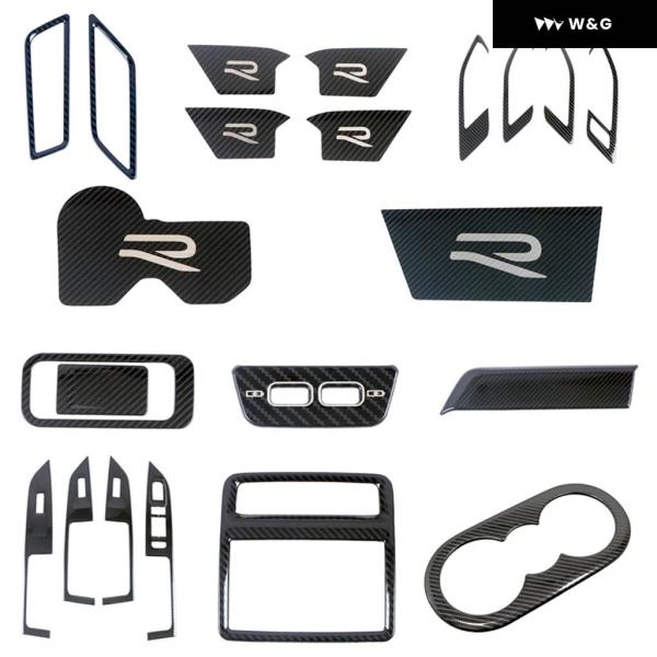 車内 インテリア カーボン ステンレス フォルクスワーゲン VW ゴルフ 8 MK8 2020 2021 エアベント トリム ウィンドウリフトスイッチ パネル トリム カスタムパーツ アクセサリーItem Weight:0.5kgExter...