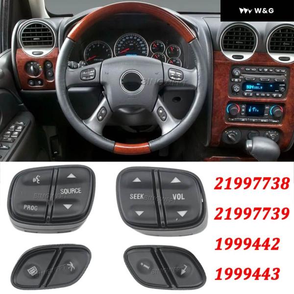 カーパーツ ハマー H2 ビュイック レイニア シボレー タホ GMC ユーコン 2003-2006 ステアリングホイール ラジオ ボリューム コントロール スイッチ ボタン カスタムパーツ アクセサリーHign-concerned Che...