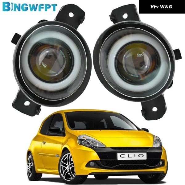 ルノー クリオ 3/III ハッチバック グランツアー エステート 2005-2014 デイタイム ランニングライト LED バルブ フォグランプ フォグランプ 12V カスタムパーツ アクセサリーHign-concerned Chemic...
