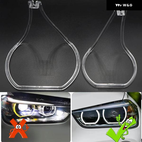 BMW X1 F49 2016-2019 DRLアパーチャーリング デイタイム ランニングライト ライトガイドプレート デイタイム ランニングライト チューブ に適合 カスタムパーツ アクセサリーModel Name:0Origin:Mai...